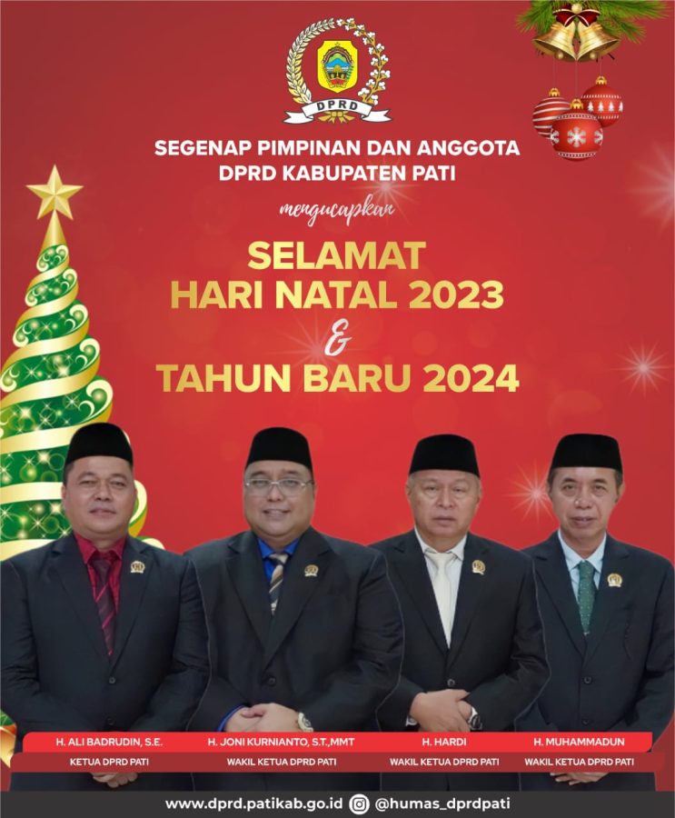 Pimpinan DPRD Mengucapkan Selamat Natal dan Tahun Baru – Kilas Fakta